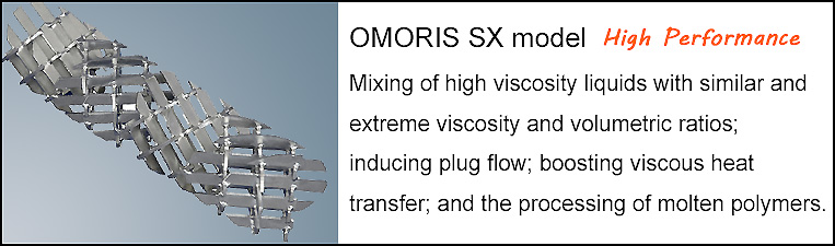 OMORIS insulation static mixer - OMORIS inline static mixer